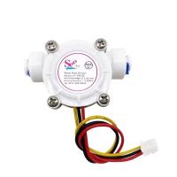 China YF-S402B Hall Flowmeter Water Flow Sensor 0.3-6L/Min Range 1/4 Inch Connection 3.5-24V DC for sale