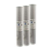 China 20-inch CTO Compressed Activated Carbon Filter for Seawater Desalination - 10-inch Length Industrial Water Purification for sale