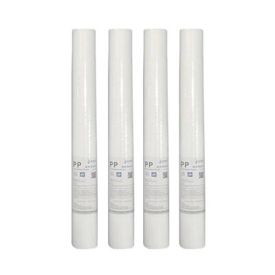 China 5 Micron 20 Inch PP Melt Blown Filter Cartridge for Water Treatment Systems - 61-65mm OD for sale
