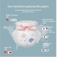 China Yeebo Disposable Diapers Double Hot Air Skin-Friendly Fabric Chlorine free for sale
