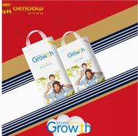 China Silky and Breathable Disposable Diaper for baby with Big Waist Circumference for sale