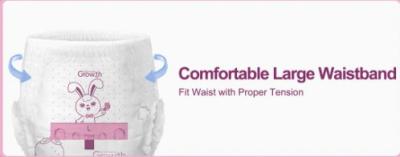 China Super soft large waistband for baby diaper/pant diaper for sale