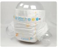 China Highly Absorbent Growth Diaper for Newborns with Double Hot Air Skin-Friendly Fabric for sale