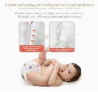 China Bebero Diaper Waist Stick Diaper with Unique Anti-3D Design for Leak Guards for sale