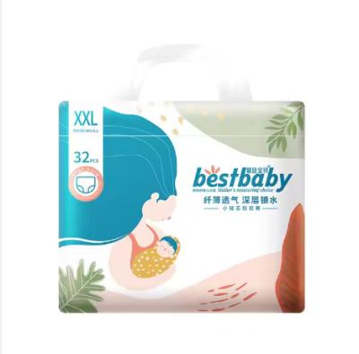 China Breathable and Refreshing Disposable Daby Pant Diaper for sale