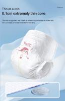 China Skin Friendly Baby Diapers Leak Proof Diaper Pants Ultra Thin Soft Breathables Diaper for sale