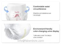 China Hot Sale Super Soft and Comfortable Disposable Baby Diapers Pull Up Diaper With Yeebo Diaper for sale