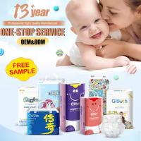 China OEM Disposable All Size Unisex Baby Diaper Hot Sale Ultra Thin Non-woven Fabric Diaper for sale