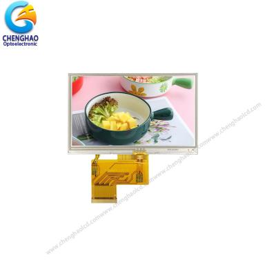 China RGB Interface 4.3 Inch TFT Display 480x272 40 Pin Full Color Display With TP for sale