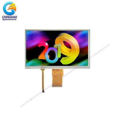 China 7.0 Inch Touch Screen Display Panel 350 Cd/M2 With 24 Bit Parallel RGB Interface for sale