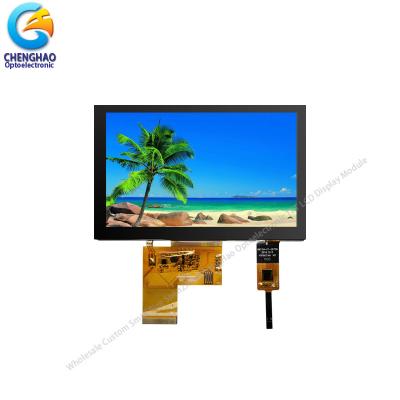 China 5.0 Inch Color Display 800x480 40pin TFT LCD Capacitive Touchscreen for sale