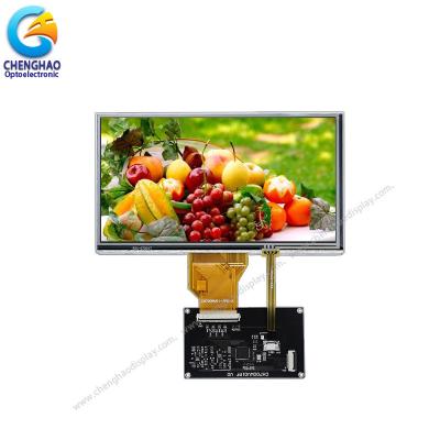 China Touch Screen 7 Inch 800*480 LCD Display Module With Resistive Touch Panel for sale