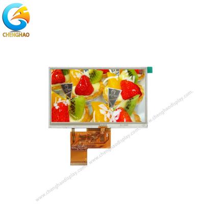 China WQVGA TFT Liquid Crystal Display Module 5 inch With Touch Screen for sale