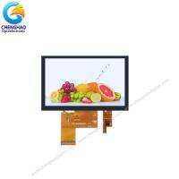 China 800*480 Capacitive TFT LCD Display 5.0 Inch 40pin Free Viewing Angle for sale