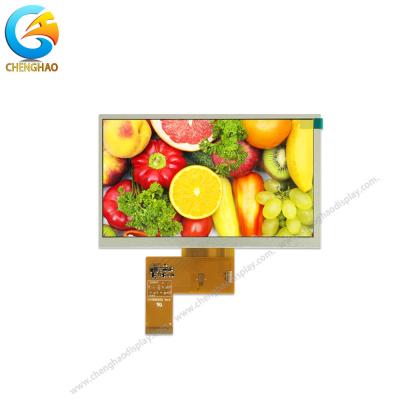 China 800x480 Resolution 7 Inch TFT LCD Display 24bit Parallel RGB Interface for sale