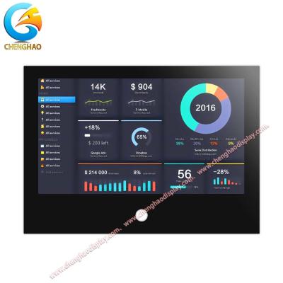 China 10.1 Inch LCD Touch Screen Display 1024x600 Resolution With LVDS Interface for sale