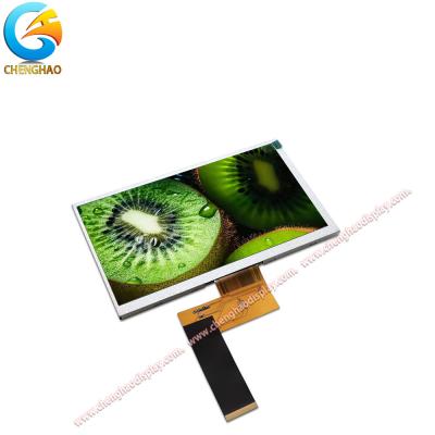 China 800x480 IPS TFT LCD Display 40 Pins RGB Interface 7 Inch Color Screen for sale