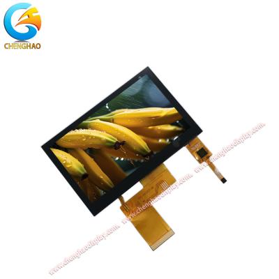 China 4.3 Inch IPS LCD Display Wide Viewing Angle TFT LCD Capacitive Touchscreen with 24-bit Parallel RGB Interface and Touch Panel Interface for sale