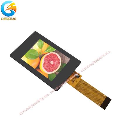 China 240*320 Spi Lcd Module 24pins 2 Inch IPS TFT Screen With Black Glass Cover for sale