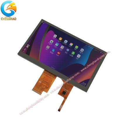 China 1024x600 Liquid Crystal Display Panel 300cd/m2 Luminance 7inch With Capacitive Touch for sale