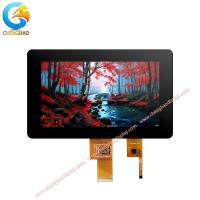 China Sunlight Readable Touchscreen 7 Inch IPS TFT 1024x600 Wide-temp Display for sale