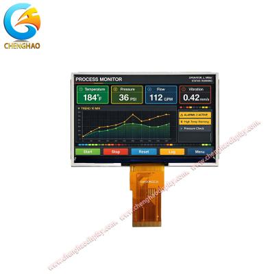 China 4.3 Inch IPS TFT LCD Display Module 480x272 SPI QSPI MCU for Industrial HMI for sale