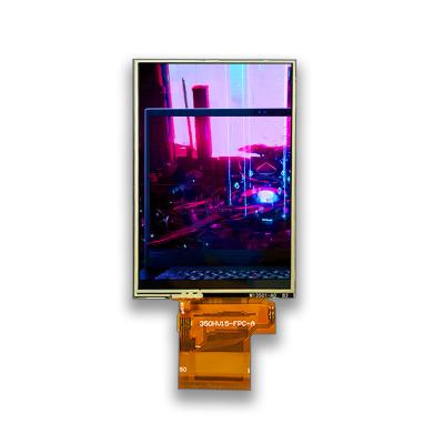 China SPI 3.5 Inch RTP 280cd/m2 Resistive LCD Display 16 18 Bits for sale