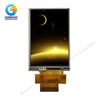 China SPI RGB 320x480 Rtp Small Lcd Touch Screen 3.5 Inch Ips 280cd/m2 for sale