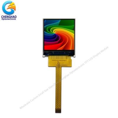 China Sunlight Readable Spi Lcd Display Module 128x128 800 Nit High Backlight 9 Pin With Driver Ic St7735 for sale