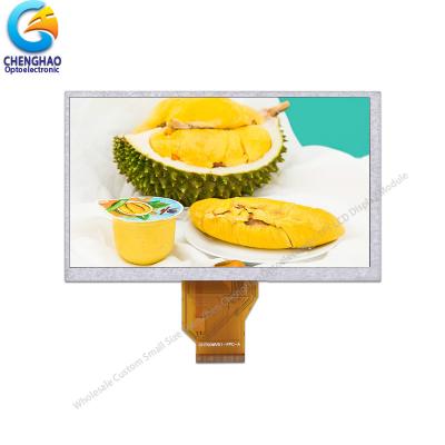 China 24bit RGB TFT LCD Color Monitor 7'' 800X480 Resolution LCD Screen Display Assembly for sale