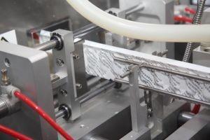 China 1.5 M3 Consuming Air Tolerance Suppository Filling and Sealing Machine for Production for sale
