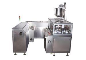 China Suppository Production Line Utilizing Multi-Head Filling Valve Head and Chute Lifting for sale