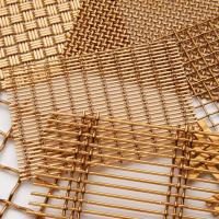 China Aviary Decorative Wire Mesh Screen Fireproof Metal Mesh Screen Decorative for sale