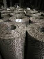 China Fireproof Metal Woven Wire Mesh 0.7mm 0.8mm Stainless Steel Woven Cloth for sale