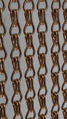 China Modern Unique Metal Mesh Curtains Window Treatment for sale