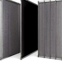 China Stainless Steel Woven Wire Mesh Screens Black and Durable for Your Business Solutions for sale