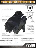 China Breathable Spandex EN388 Anti Vibration Cut Resistant Gloves With Pad for sale