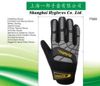 China Anti Impact Sports Mechanics Wear Gloves TPR Knuckle Protection For Heavy Duty Work for sale