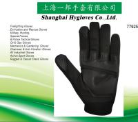 China Anti Impact Sports Mechanics Wear Gloves TPR Knuckle Protection For Heavy Duty Work for sale