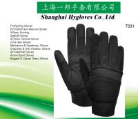 China Tool Handling Equipment Maintenance Mechanics Gloves Safety Working Gloves, Durable With  Black Padded  Wear Gloves for sale