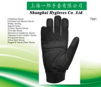 China Tool Handling Equipment Maintenance Mechanics Gloves Safety Working Gloves, Durable With  Black Padded  Wear Gloves for sale
