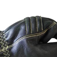 China Cow Grain Structural Fire Fighting Gloves EN659 Wristlet With Kunckle Pad for sale