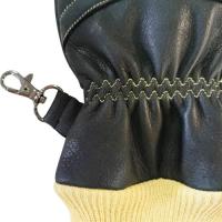 China Cow Grain Structural Fire Fighting Gloves EN659 Wristlet With Kunckle Pad for sale