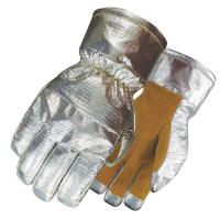 China Cowhide Leather Proximity Structural Firefighting Gloves Tear Resistant NPFA1971-2018ED for sale