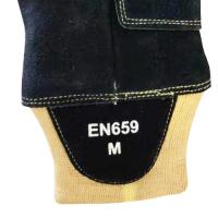 China Cowsplit Kevalr Wristlet Fireman Gloves Heat Resistance Classic High Protection for sale