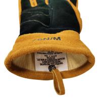 China Waterproof Cow Split Firefighter Safety Gloves With Ventilation Good Grip for sale