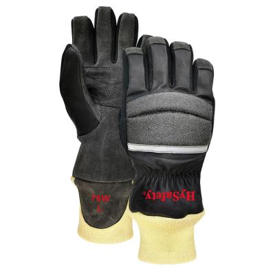 China Cowhide Kangaroo Skin Structural Firefighter Gloves NFPA 1971 AS / NZS 2161.6 for sale
