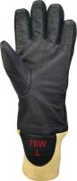 China NFPA 1970 Firefighter Flame Resistant Gloves XXS - XXL Kangaroo skin with Kelvar wristlet for sale