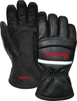 China NFPA 1970-2025ed Firefighter Flame Resistant Gloves Kangaroo skin shell with reflective tape gauntlet cuff for sale
