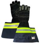 China Firefighter Gloves with treated goat skin palm Kevlar back multiple layers Nomex and Kevlar lining and Porelle DXT Pro moisture barrier for sale